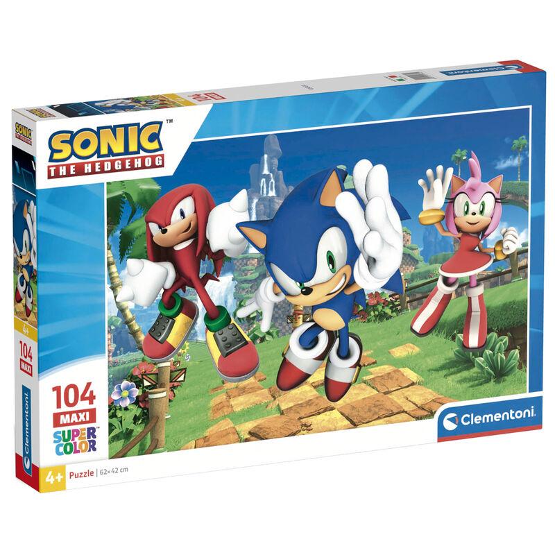 SONIC - Maxi Super Color Puzzle 104P : ShopForGeek.com: Puzzle ...