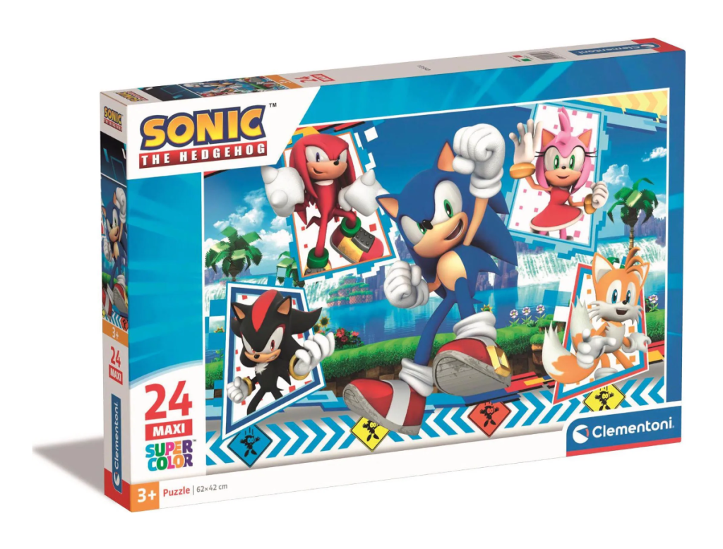 SONIC - Puzzle Maxi Super Color 24P : ShopForGeek.com: Puzzle ...