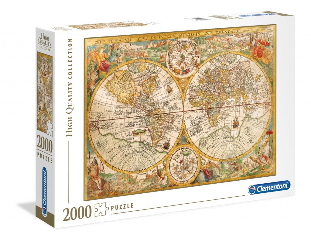 ANCIENT MAP - Puzzle 2000P : ShopForGeek.com: Puzzle Clementoni GEEK ...