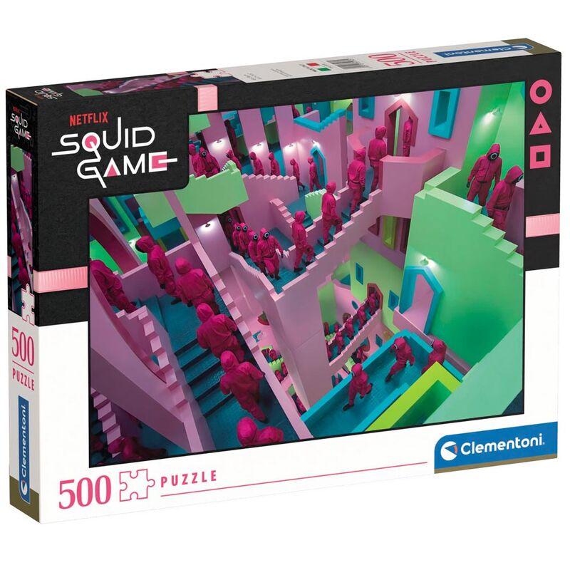 SQUID GAME - Puzzle 500P : ShopForGeek.com: Puzzle Clementoni Serie TV