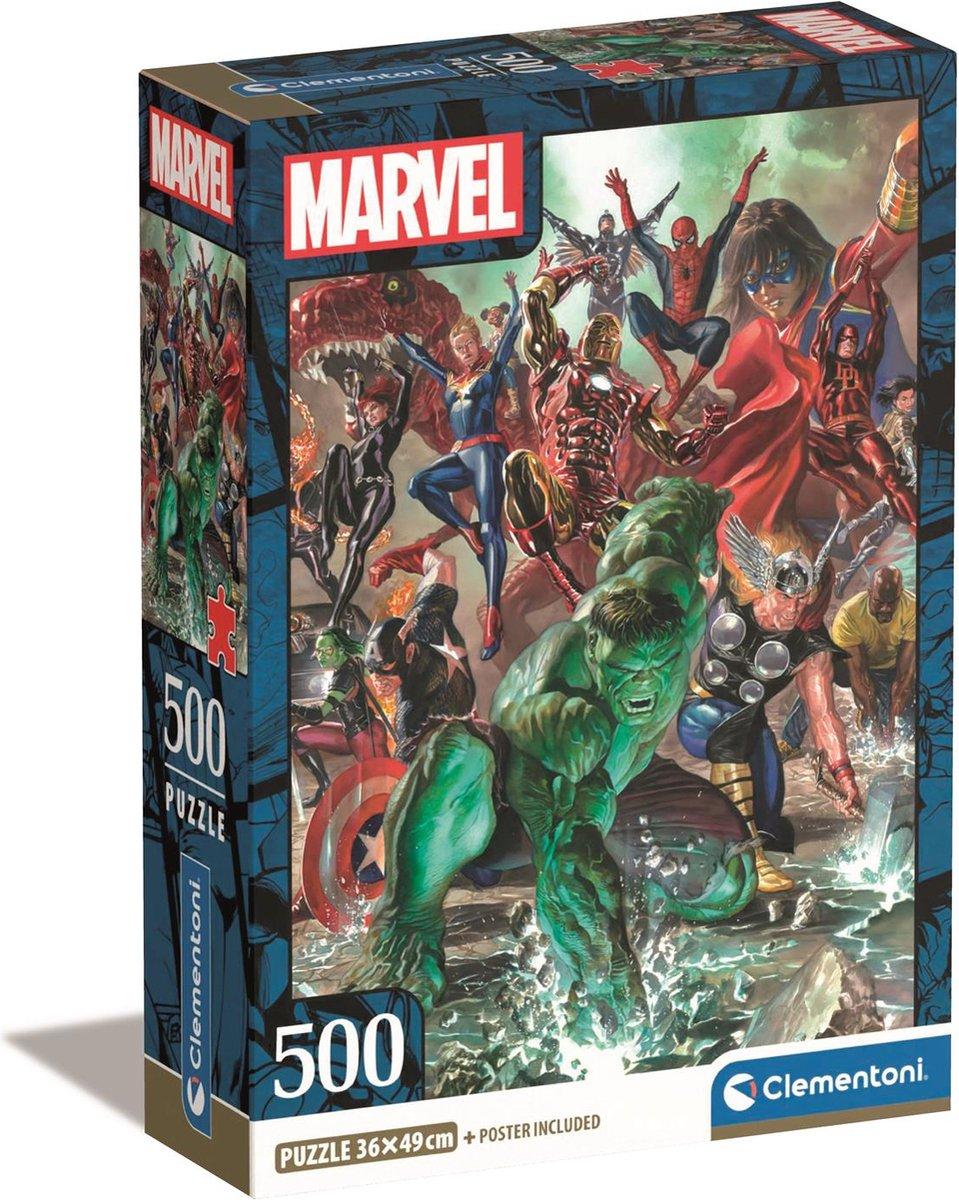 MARVEL - Avengers - Puzzle 500P : ShopForGeek.com: Puzzle Clementoni Marvel