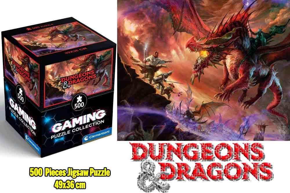 DUNGEONS & DRAGONS - Kansaldi on Red Dragon - Cube Puzzle 500P ...