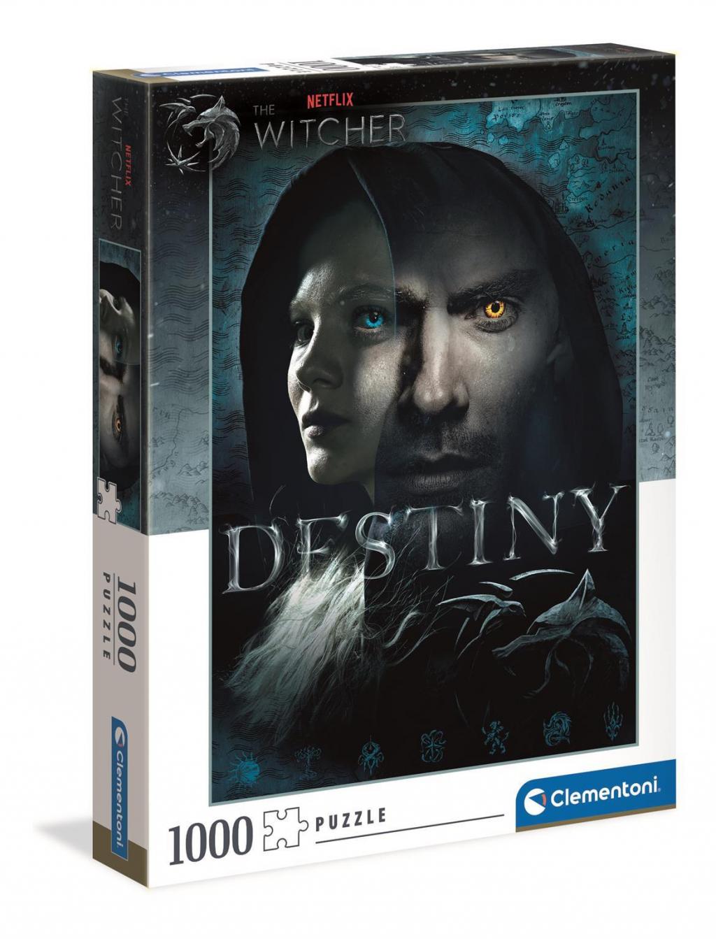 THE WITCHER - Puzzle 1000P : ShopForGeek.com: Puzzle Clementoni The Witcher