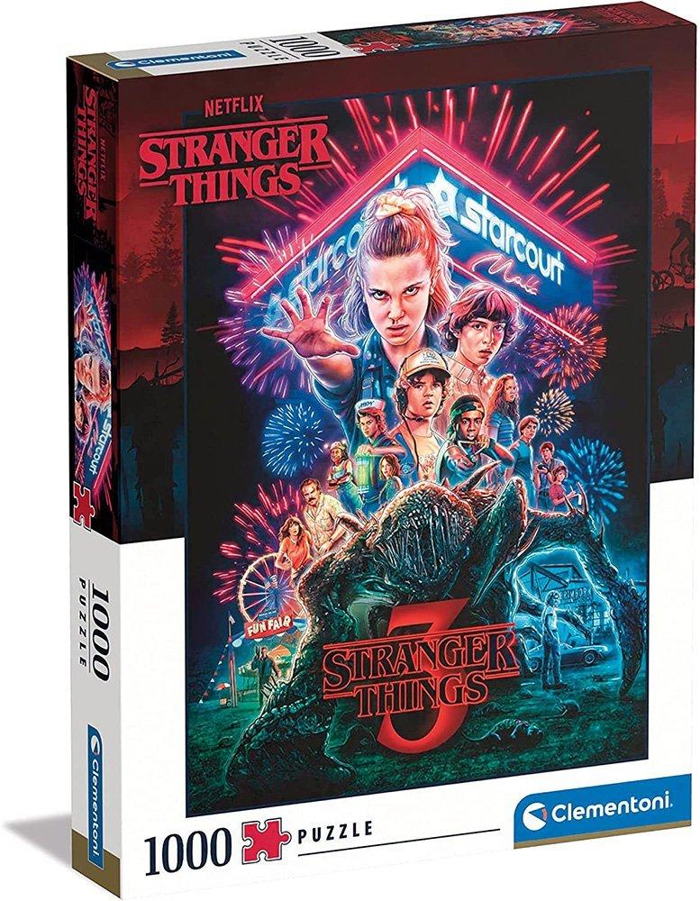 STRANGER THINGS - Puzzle 1000P : ShopForGeek.com: Puzzle Clementoni ...