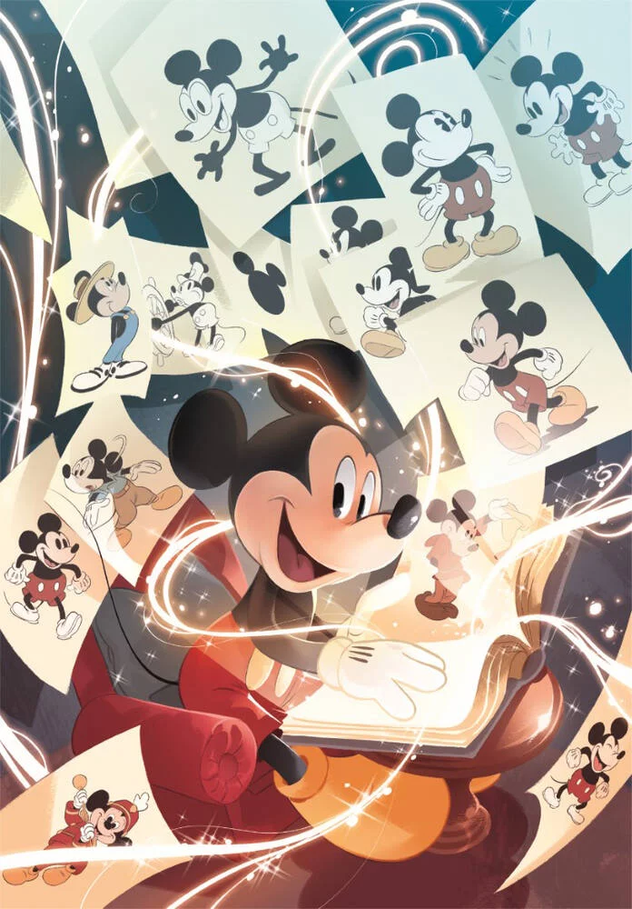 DISNEY 100 - Mickey - Puzzle 1000P : ShopForGeek.com: Puzzle Clementoni ...
