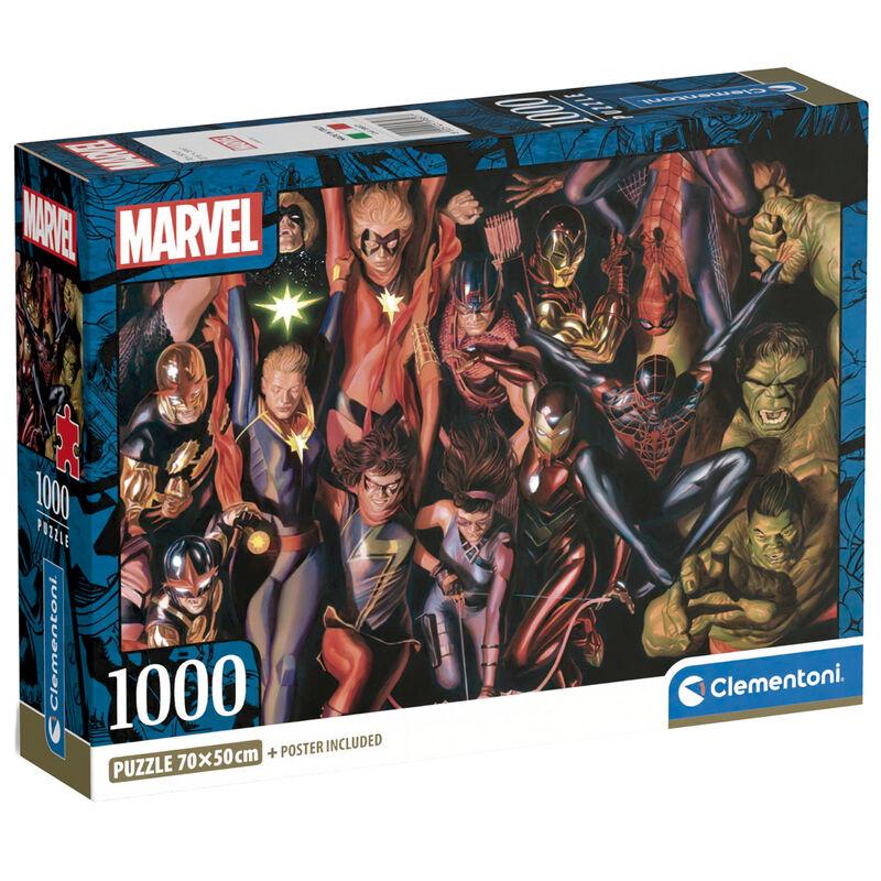 MARVEL - Avengers - Puzzle 1000P : ShopForGeek.com: Puzzle Clementoni ...