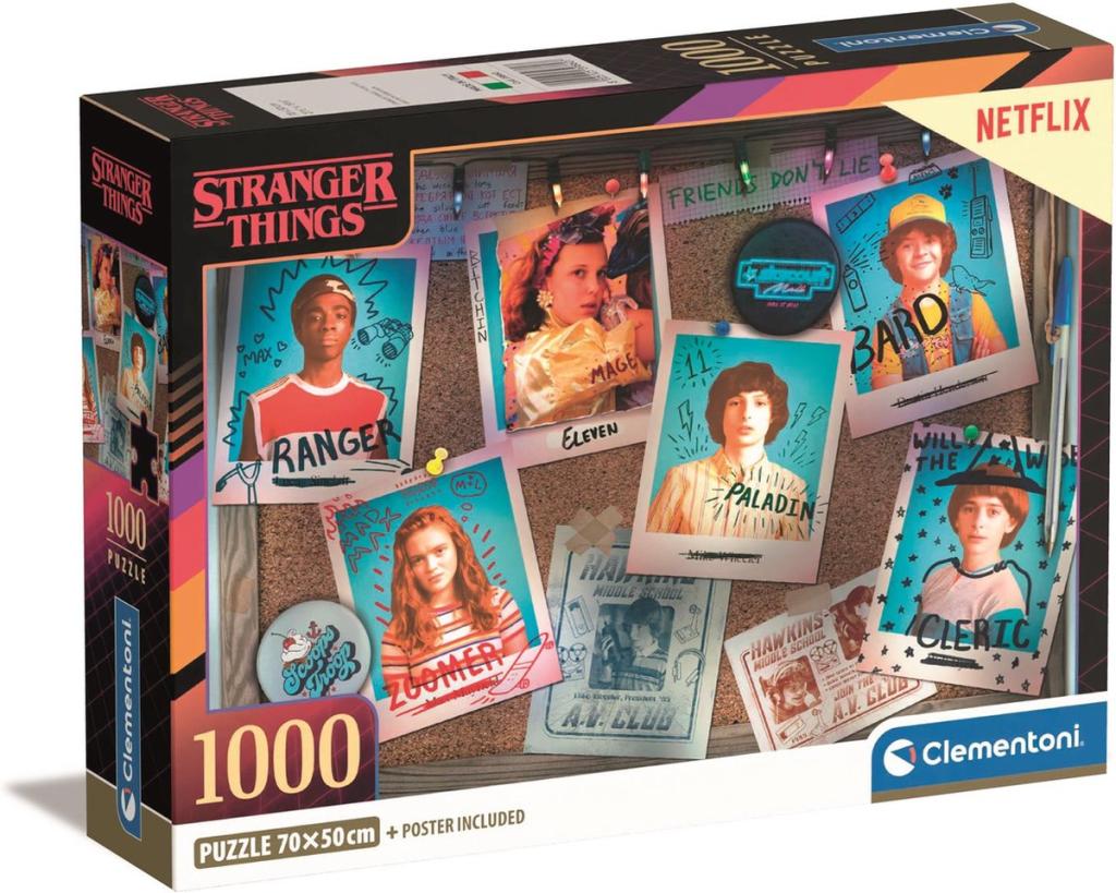 STRANGER THINGS - Puzzle 1000P : ShopForGeek.com: Puzzle Clementoni ...