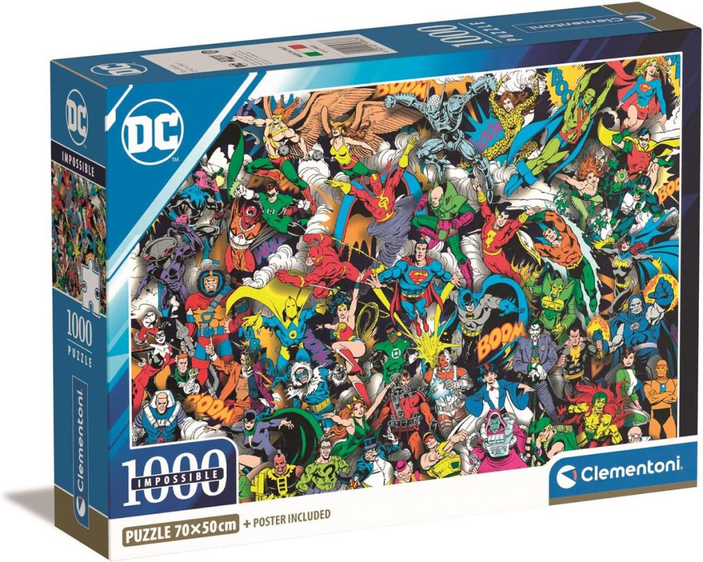 DC - Super Heroes - Puzzle 1000P : ShopForGeek.com: Puzzle Clementoni ...