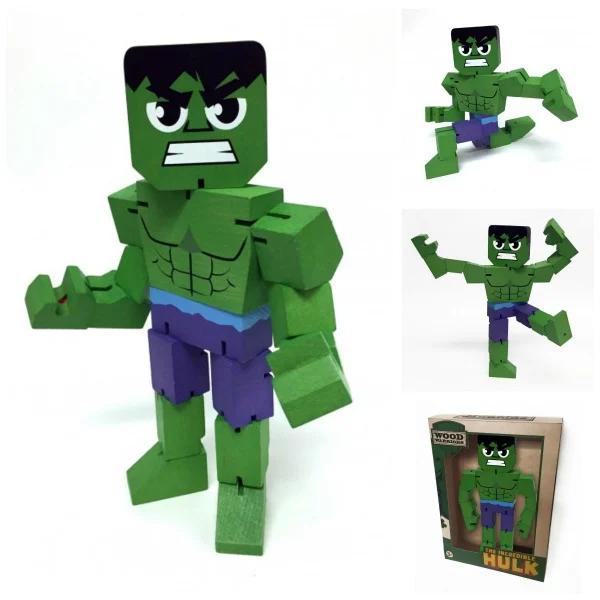 MARVEL - Wooden Figure - Hulk - 20Cm : ShopForGeek.com: Figurita Marvel