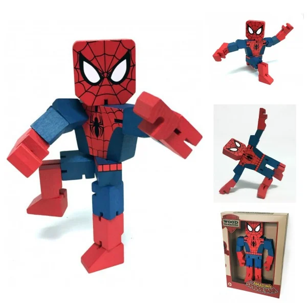 MARVEL - Wooden Figure - Spiderman - 20Cm : ShopForGeek.com: Figurines ...