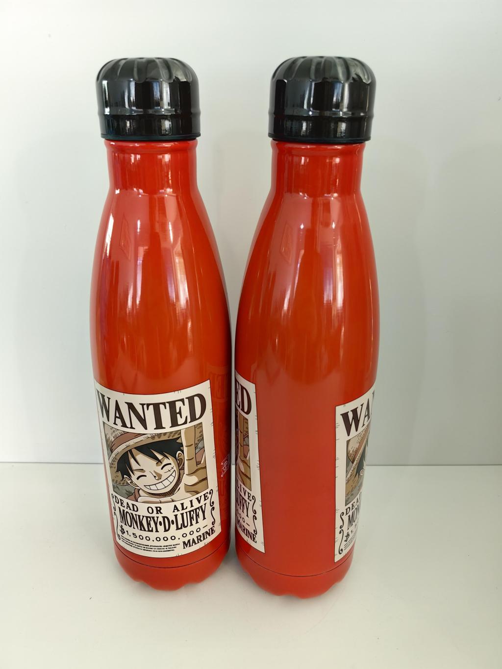 ONE PIECE - Luffy Wanted - Metal Bottle - 19 oz : ShopForGeek.com ...