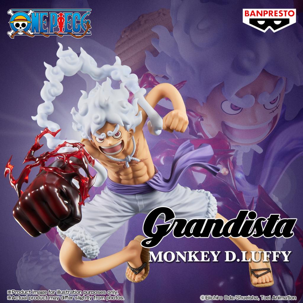 ONE PIECE - Monkey D. Luffy Gear 5 - Figure Grandista 23cm ...