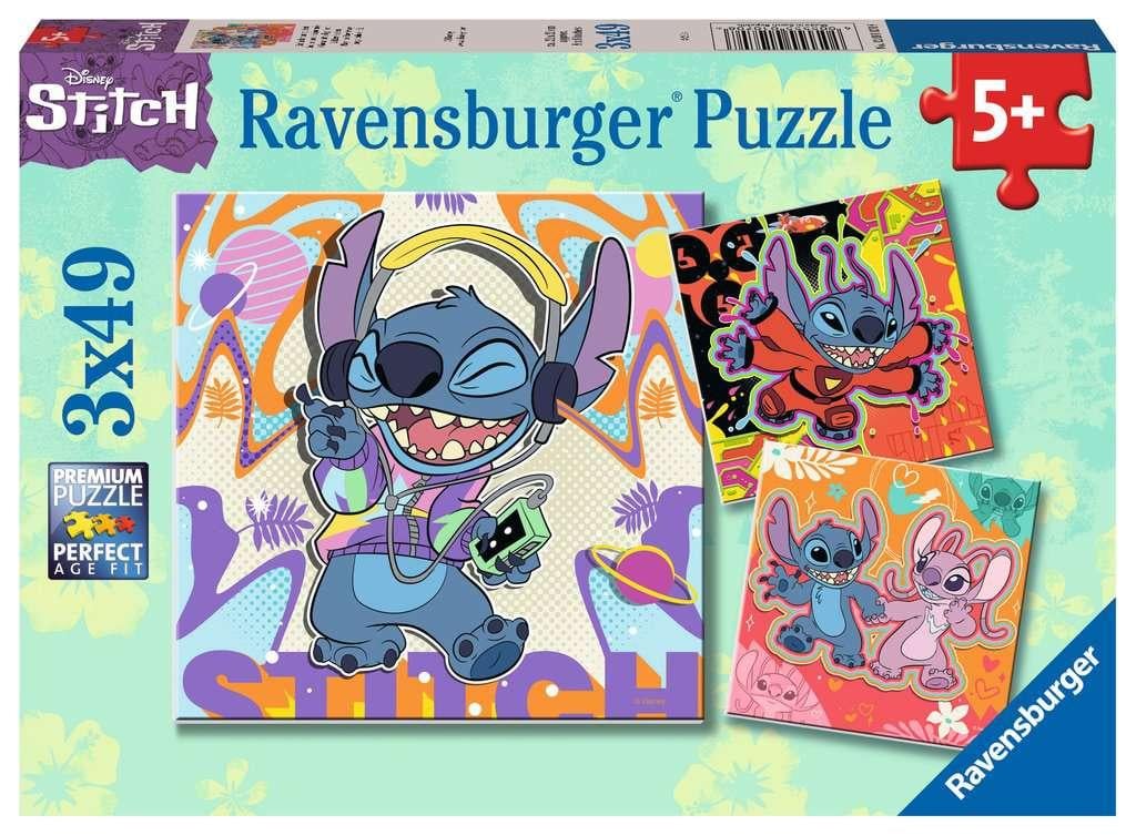 LILO & STITCH - Playing all day - 3 Puzzle 49P : ShopForGeek.com ...