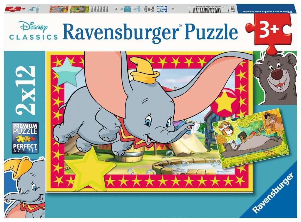 DISNEY - 2 Puzzle 12P - Dumbo : ShopForGeek.com: Puzzle Ravensburger DISNEY