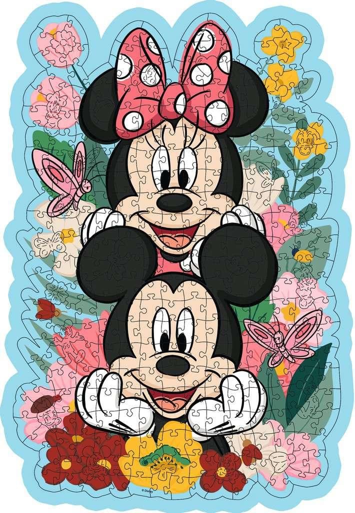 DISNEY - Mickey & Minnie - Wooden shape puzzle 300P : ShopForGeek.com ...