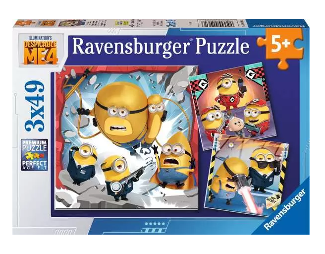 DESPICABLE ME 4 - Still evil - 3 Puzzle 49P : ShopForGeek.com: Puzzle ...