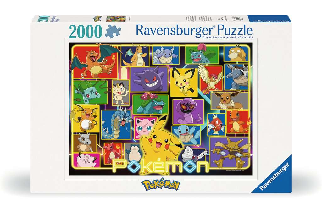 POKEMON - Puzzle 2000P - Luminous Pokemon : ShopForGeek.com: Puzzle ...
