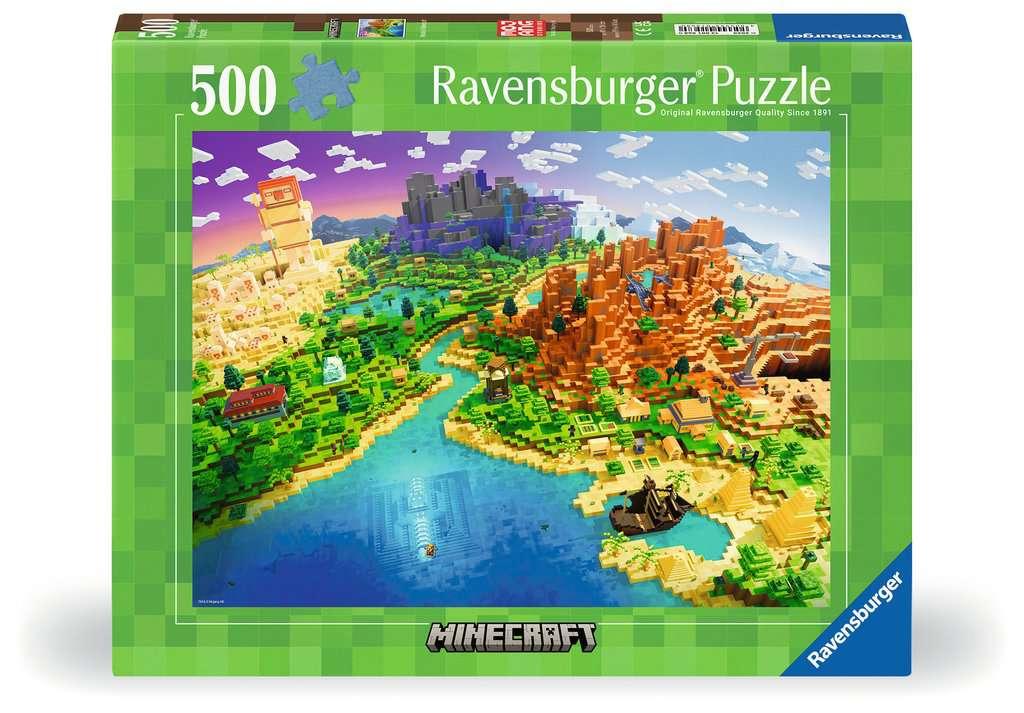 MINECRAFT - Puzzle 500P : ShopForGeek.com: Puzzle Ravensburger Minecraft