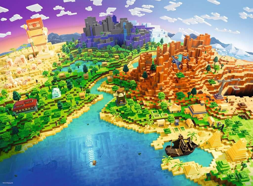 MINECRAFT - Puzzle 500P : ShopForGeek.com: Puzzle Ravensburger Minecraft