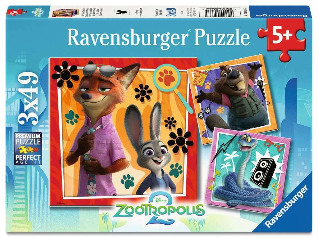 ZOOTOPIA 2 - A new mission - 3 Puzzle 49P : ShopForGeek.com: Puzzle ...