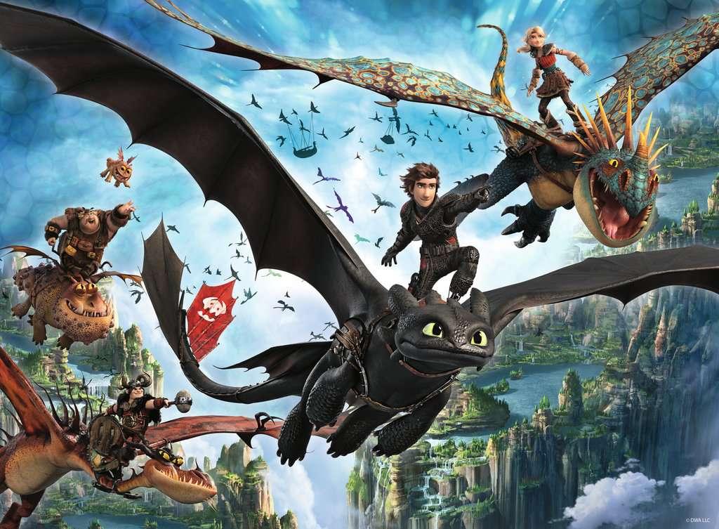 HOW TO TRAIN YOUR DRAGON - Puzzle 150P XXL : ShopForGeek.com: Puzzle ...