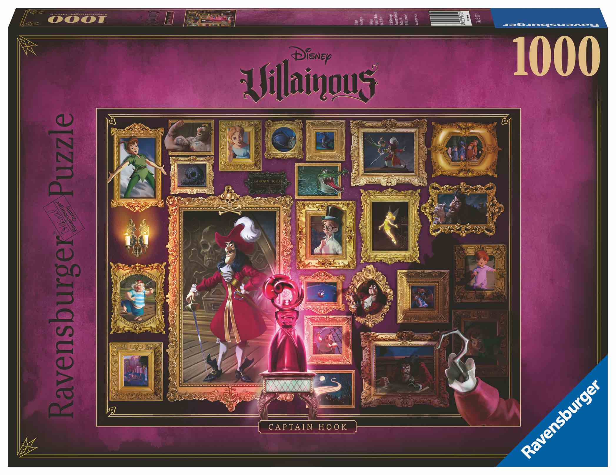 DISNEY - Puzzle Villainous 1000P - Captain Hook : ShopForGeek.com ...