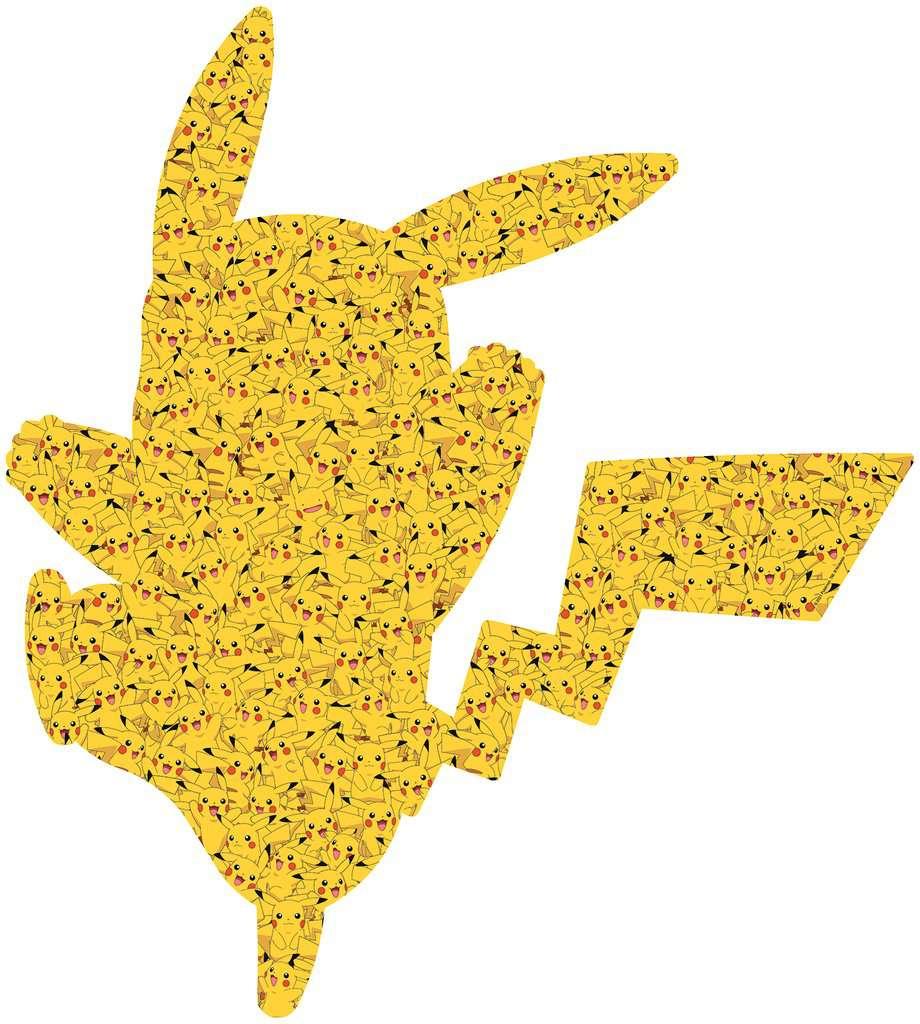 POKEMON - Shaped Puzzle 727P - Pikachu : ShopForGeek.com: Puzzle ...