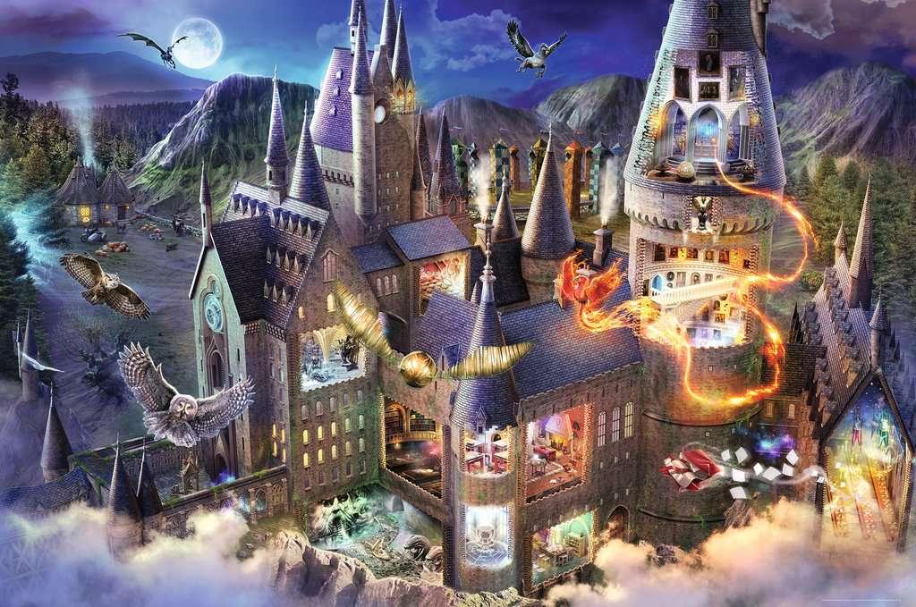 HARRY POTTER - View of Hogwarts castle - Puzzle 3000pcs : ShopForGeek ...