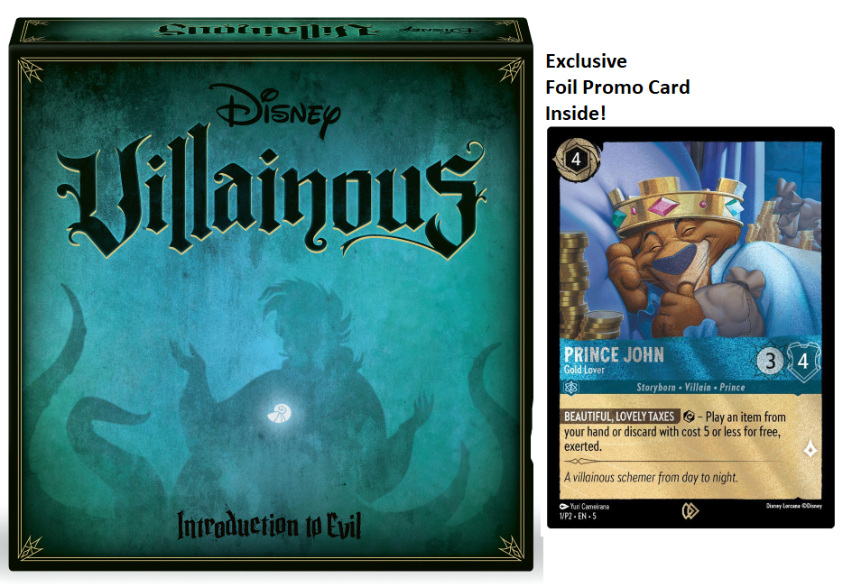 DISNEY VILLAINOUS - Intro to Evil -Boardgame 'UK Vers ' + Lorcana Card ...