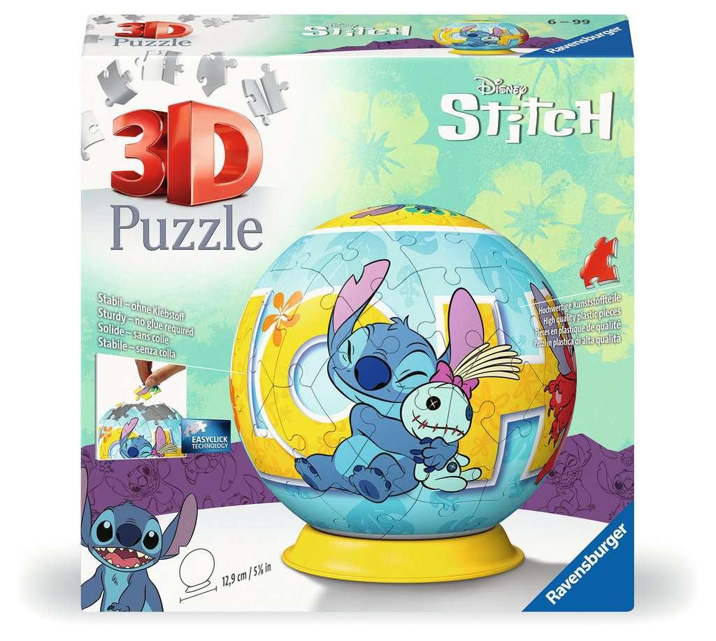 LILO & STITCH - Stitch & Scrump - Puzzle 3D - Rond 72p : ShopForGeek.com: Puzzle Ravensburger DISNEY