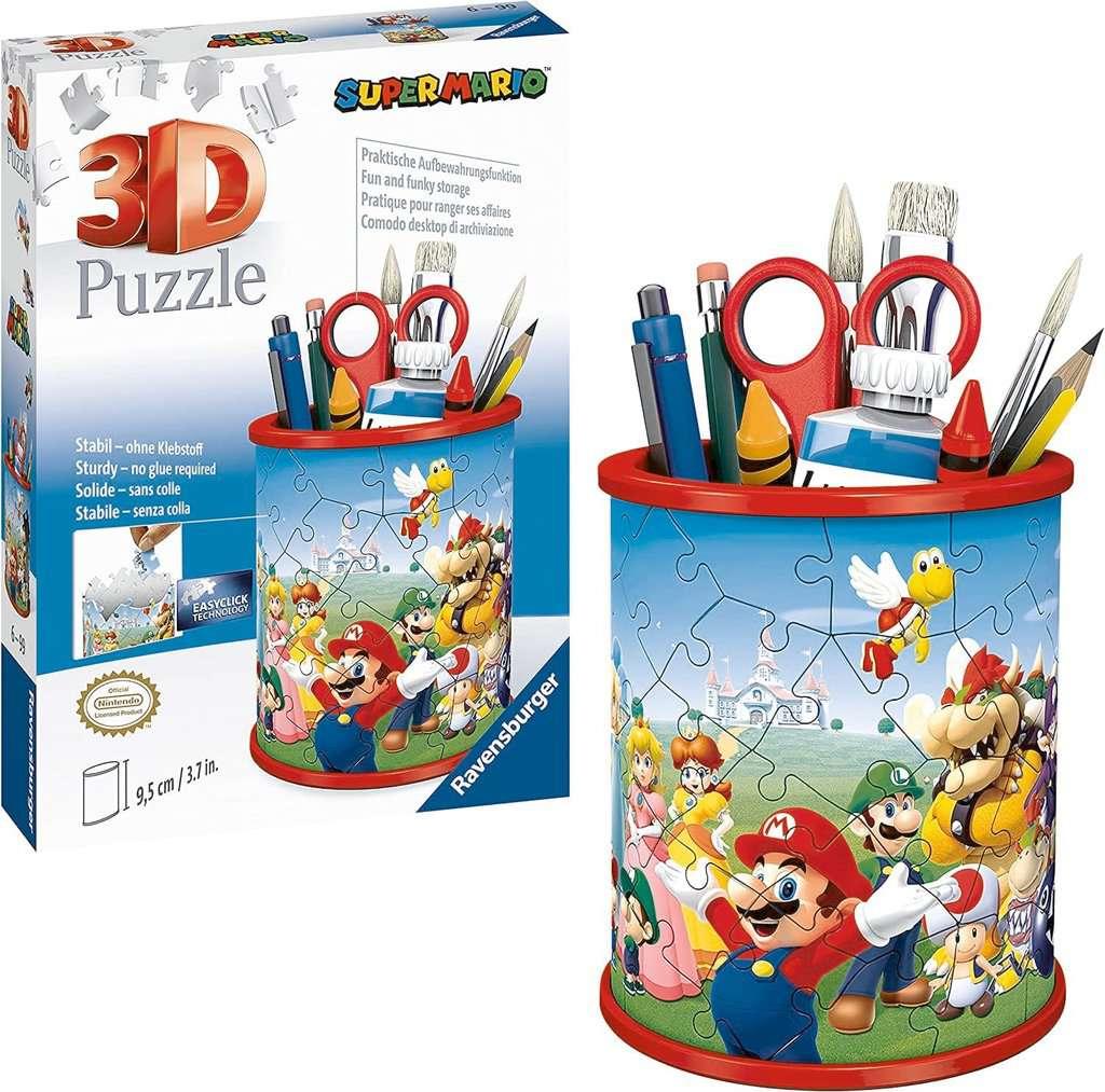 SUPER MARIO - Puzzle 3D - Pencil Cup 54p : ShopForGeek.com: Puzzle ...