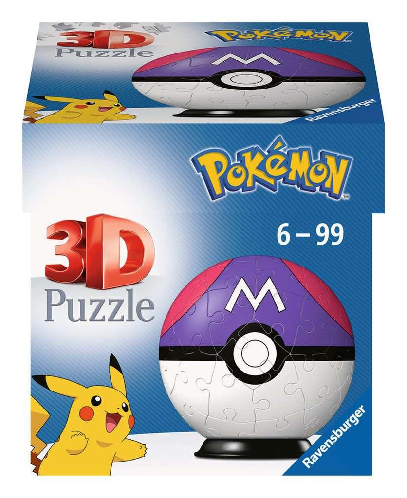 POKEMON - Puzzle 3D - Master Ball 54p : ShopForGeek.com: Puzzle ...