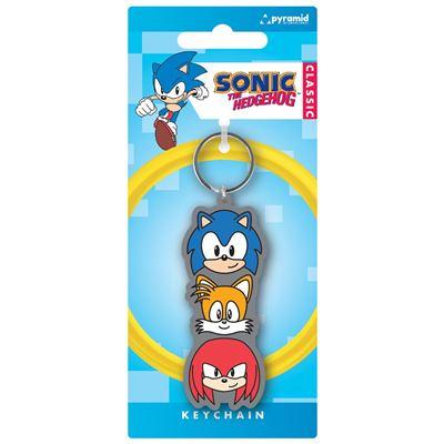 SONIC - Trio Stack - PVC Keychain : ShopForGeek.com: Keyring Pyramid Sonic