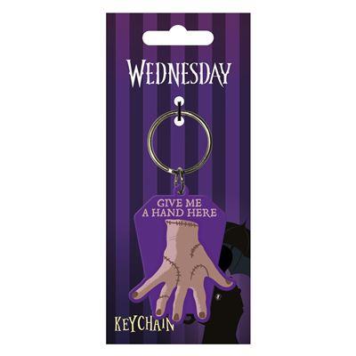 WEDNESDAY - Rubber Keychain - Give me a Hand : ShopForGeek.com: Keyring ...