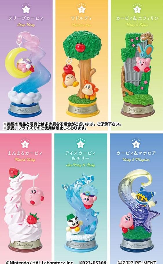 KIRBY - Assortment of 6 figures Swing Kirby - Kirby in Dreamland - 6cm ...