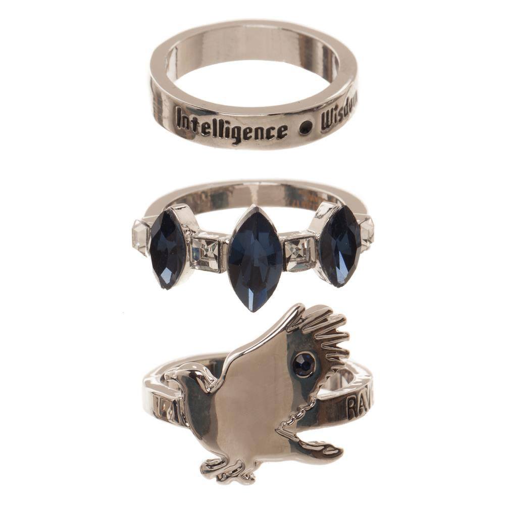 HARRY POTTER - 3Pk Ring Set - Ravenclaw : ShopForGeek.com: Jewellery ...