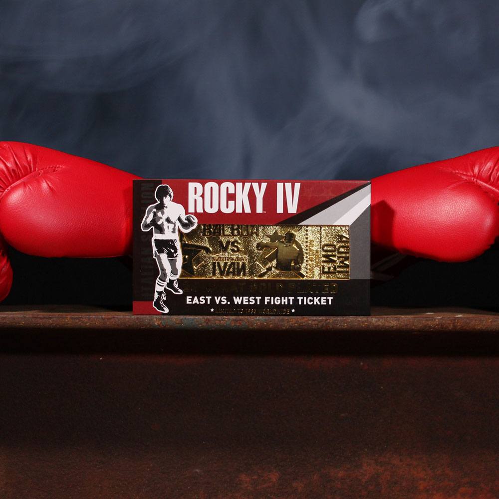 ROCKY IV - 24k Gold Plated Ticket Collector : ShopForGeek.com ...