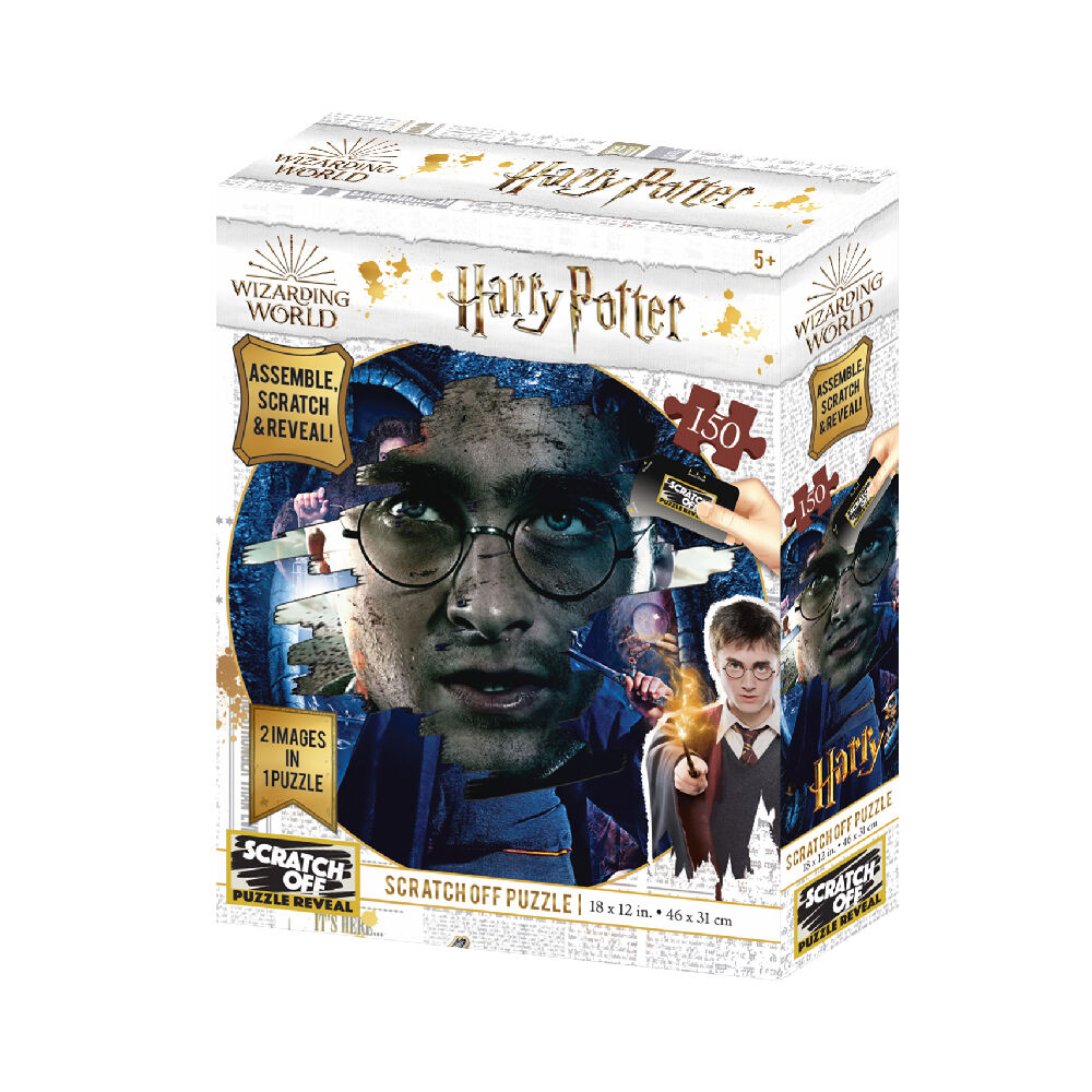 HARRY POTTER - Harry - Scratch Puzzle 150P '46x31cm' : ShopForGeek.com ...