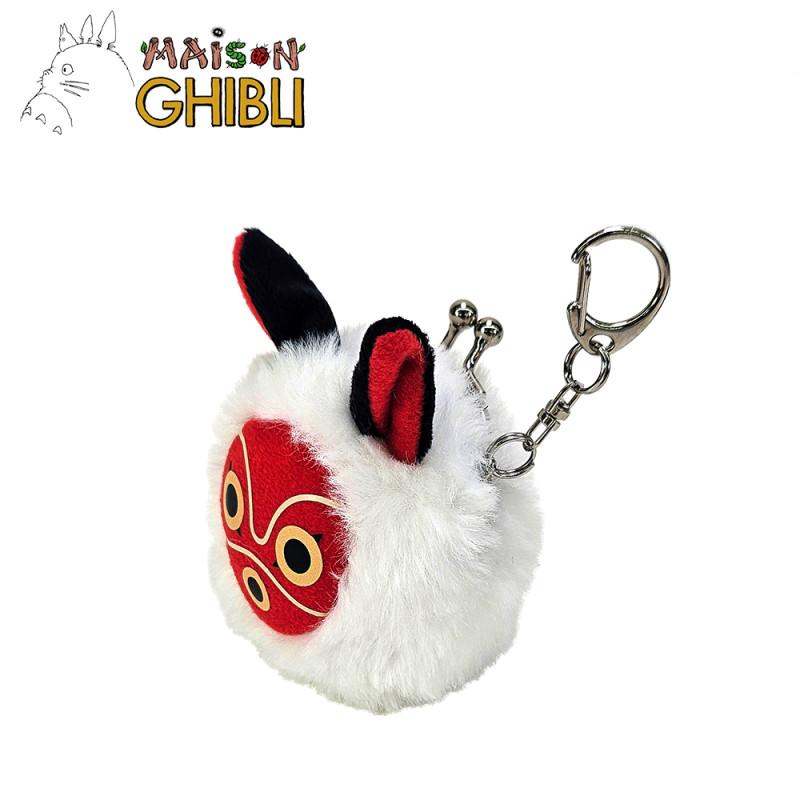 PRINCESS MONONOKE - San's Mask - Fuwafuwa Mini purse 6.5cm ...