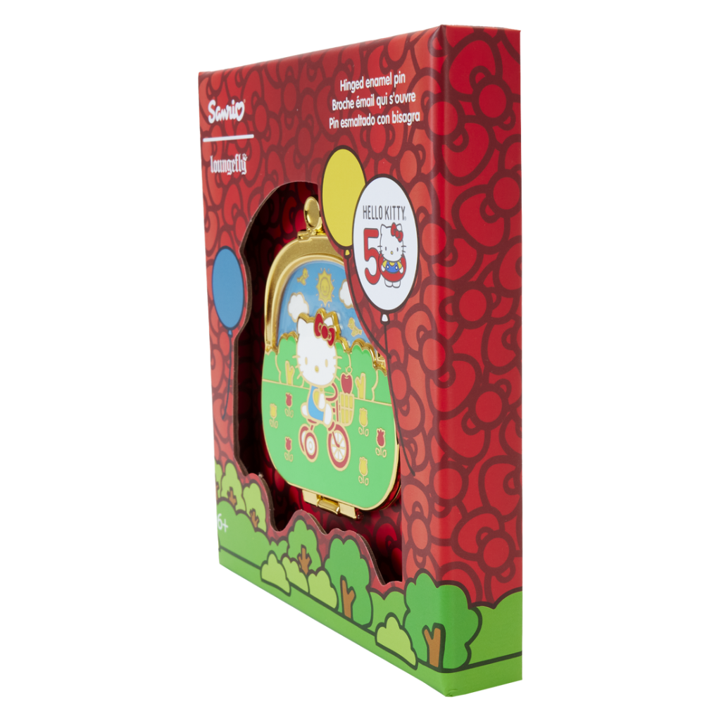HELLO KITTY - 50ème Anniv . "Coin Bag" - Pins 8cm Loungefly : ShopForGeek.com: Pin's Funko Tees ...