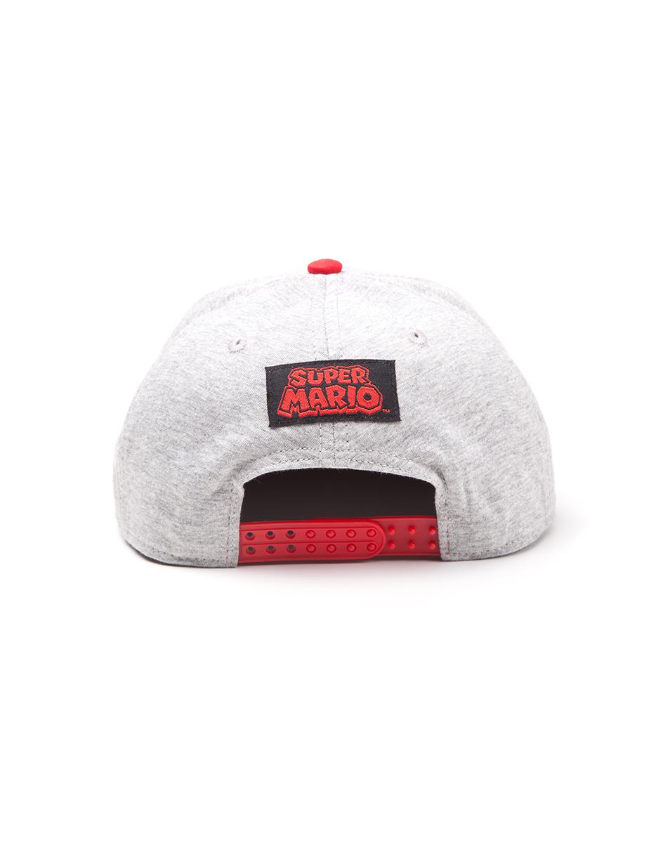NINTENDO - Mushroom Logo Snapback : ShopForGeek.com: Cap Difuzed Nintendo