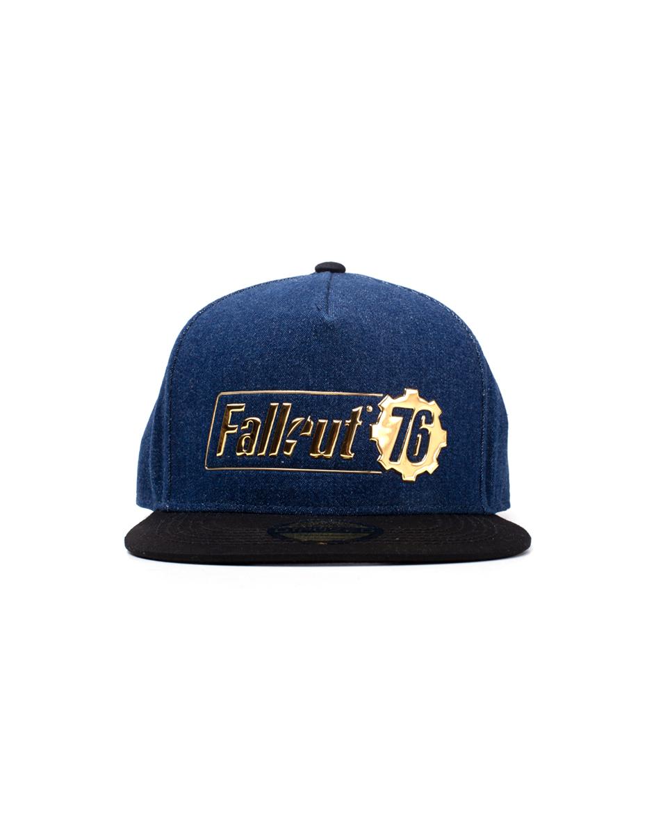 FALLOUT 76 - Fallout Logo Badge Snapback : ShopForGeek.com: Cap Difuzed ...