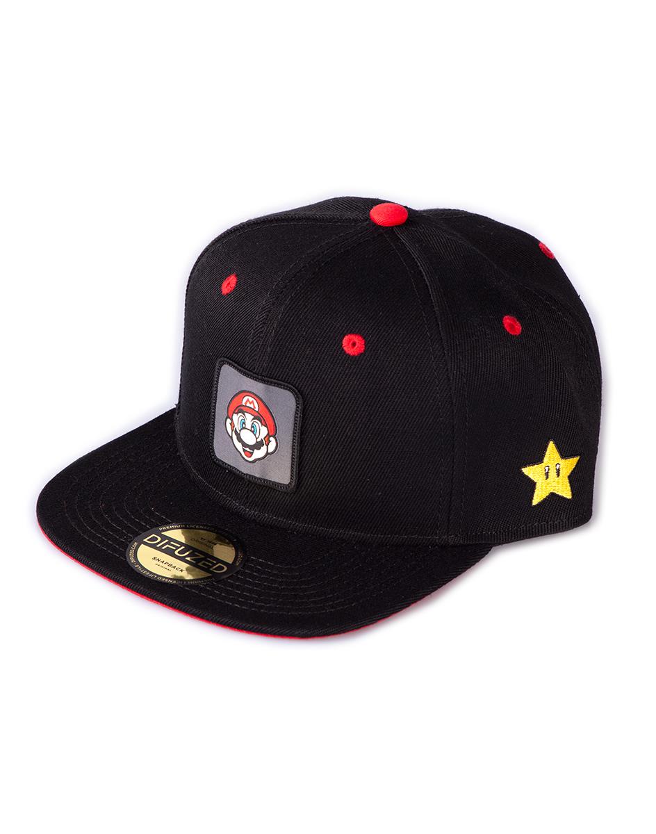 NINTENDO - Super Mario Badge - Adjustable Cap : ShopForGeek.com: Cap ...