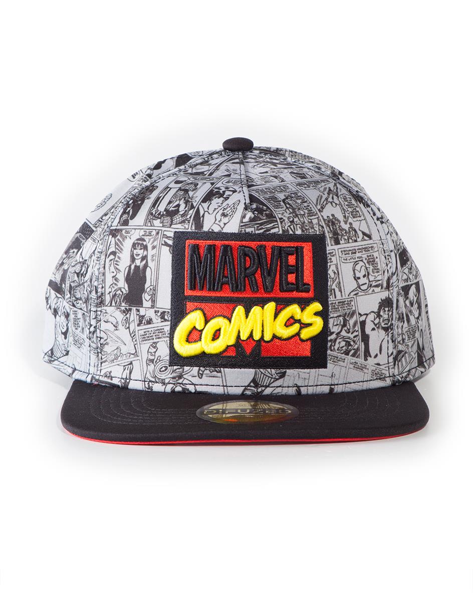 MARVEL - Casquette Snapback - Marvel Comics Strip : ShopForGeek.com ...