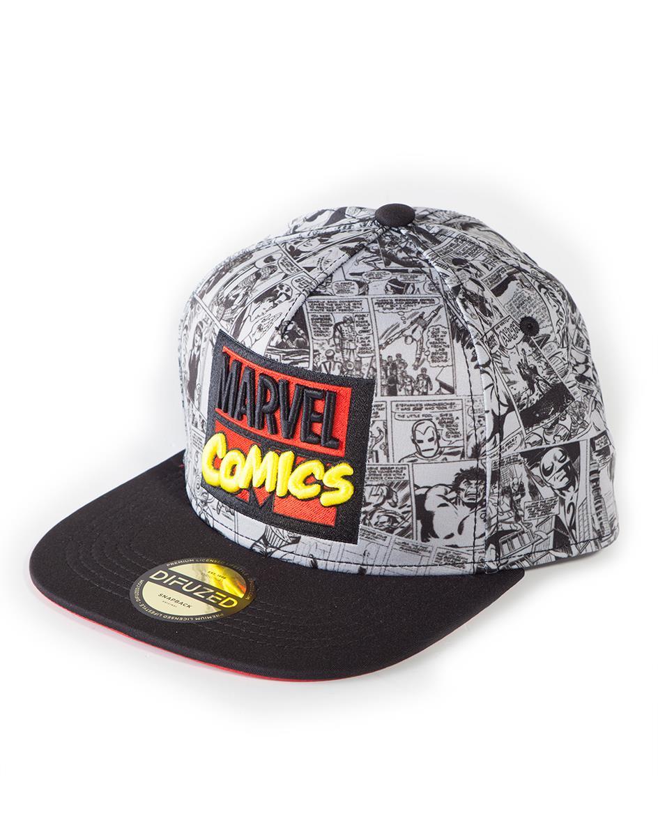 MARVEL - Casquette Snapback - Marvel Comics Strip : ShopForGeek.com ...
