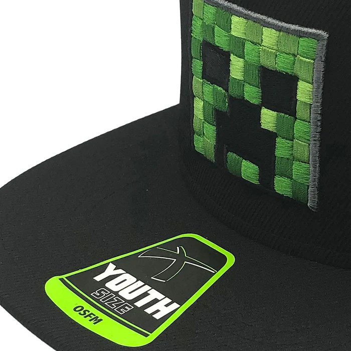 MINECRAFT - Creeper - Embrosed Baseball Cap Kids : ShopForGeek.com: Cap ...