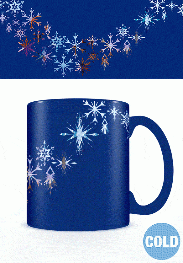 Frozen 2 - Mug Heat Change 315 ml - Snowflakes : ShopForGeek.com: Mug ...