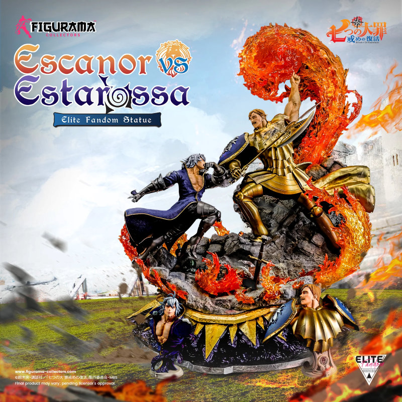SEVEN DEADLY SINS - Escanor VS Estarossa - Statue Elite Fandom 80cm ...
