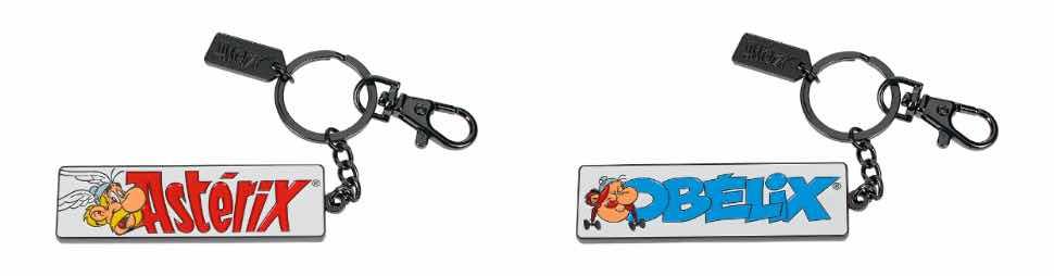 ASTERIX - Asterix & Obelix - Reversible Metal Keychain "20x10x2cm ...