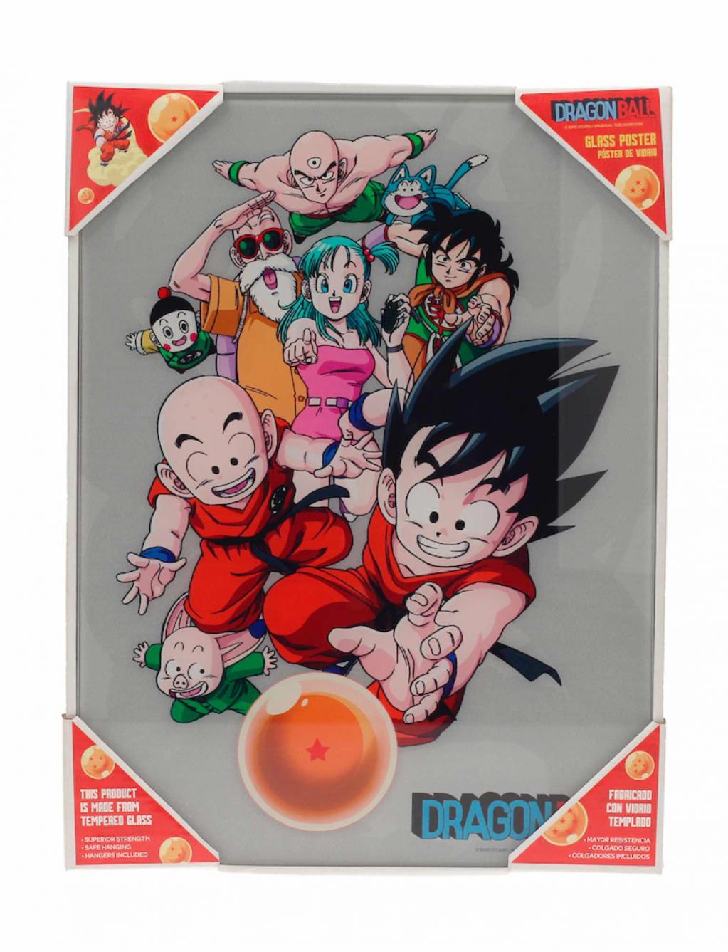 DRAGON BALL - GLASS PRINT - Characters - 30X40 Cm : ShopForGeek.com ...